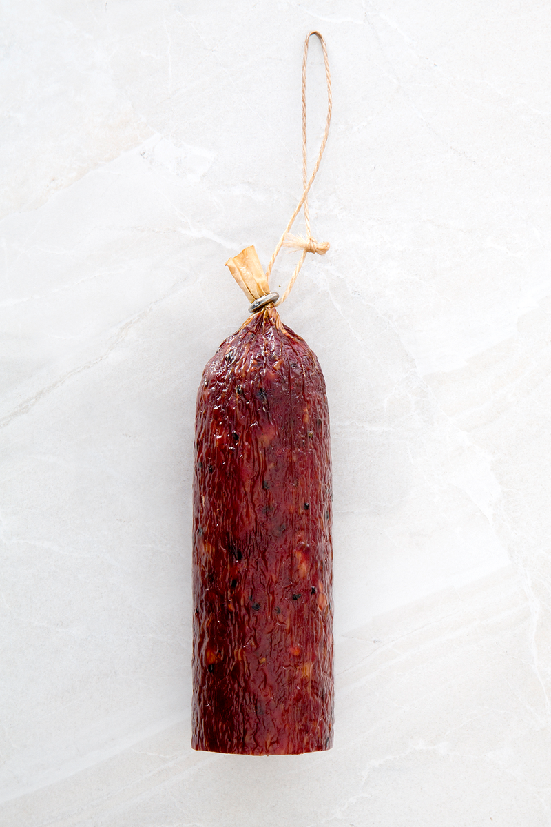 Cured Venison Salami by Cashmere Cuisine